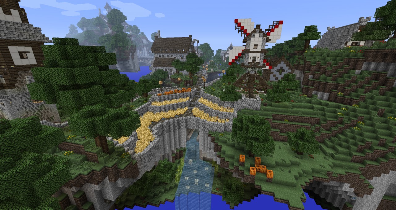 Windfall - A Skylands City Minecraft Map