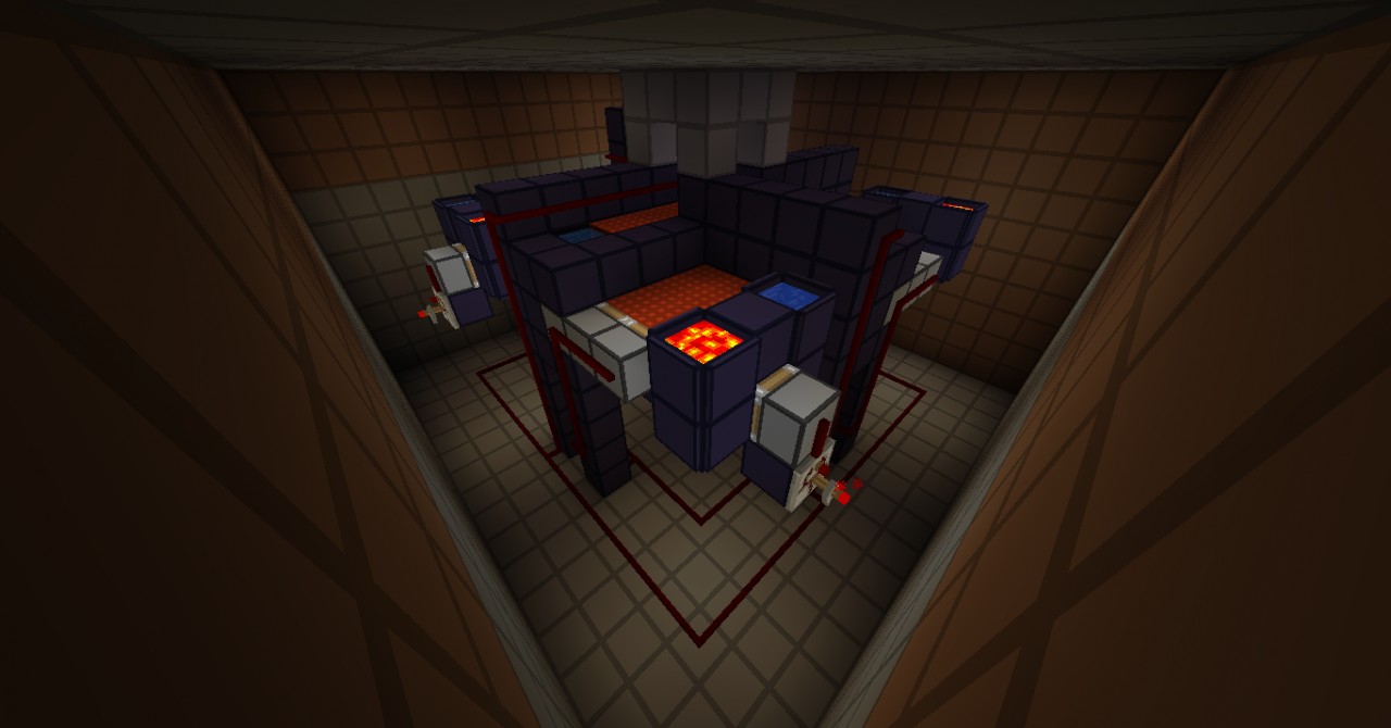 TNT ELEVATOR CHARGING SYSTEM V.1 with REDPOWER 2 Minecraft Map