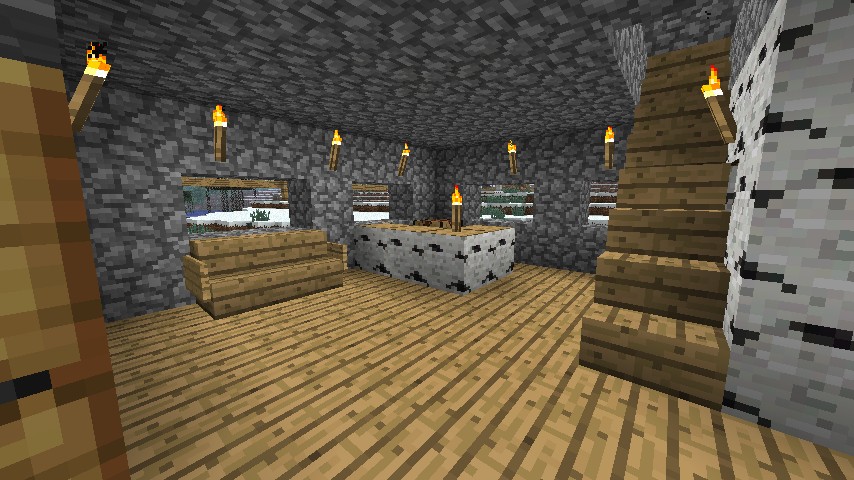 MY FIRST STONE HOUSE Minecraft Map