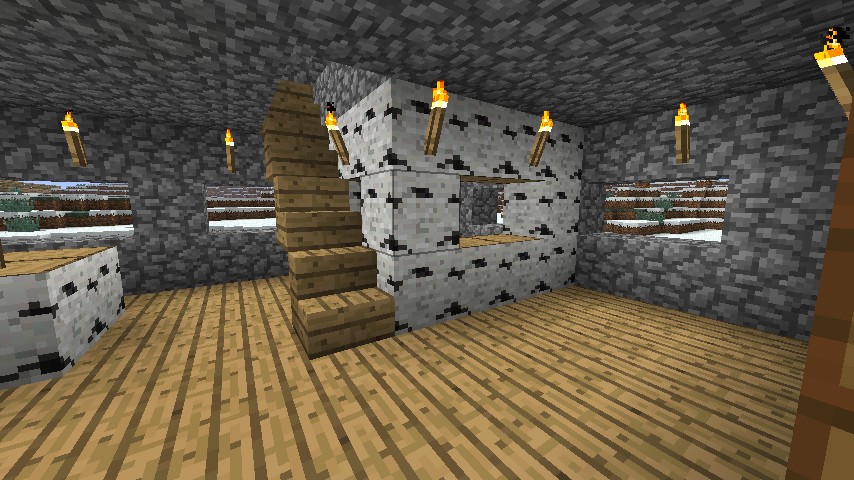 MY FIRST STONE HOUSE Minecraft Map