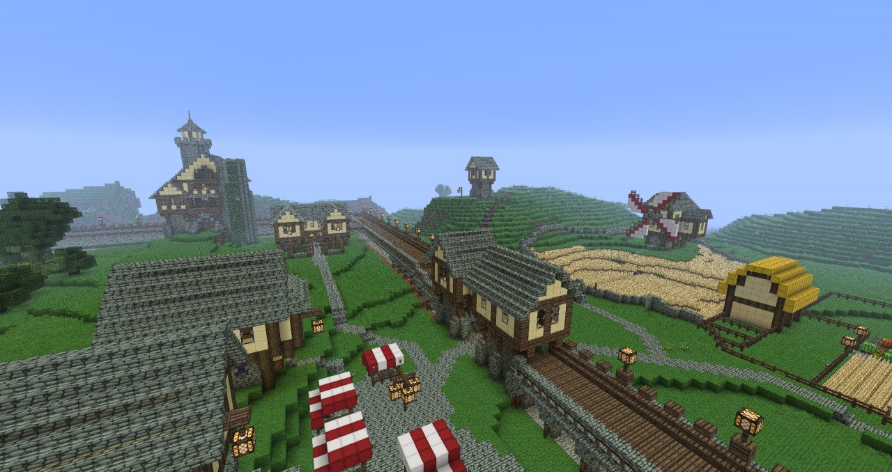 Redmoor (Medieval City - SMP) Minecraft Map
