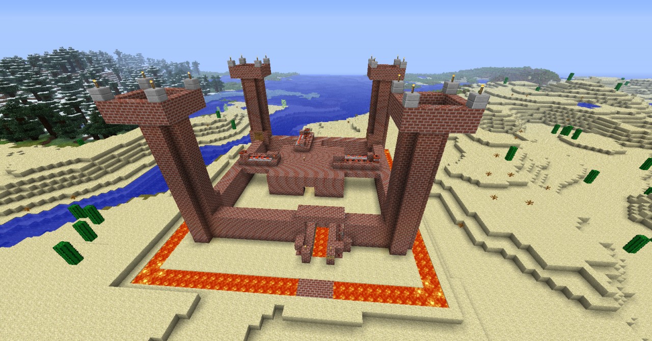 Brick Fort Minecraft Map