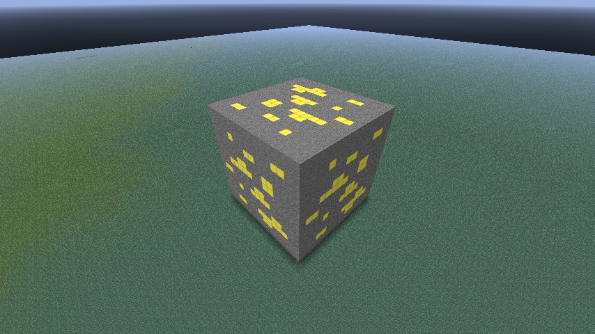 Big Goldoreblock 16x16x16 Minecraft Map