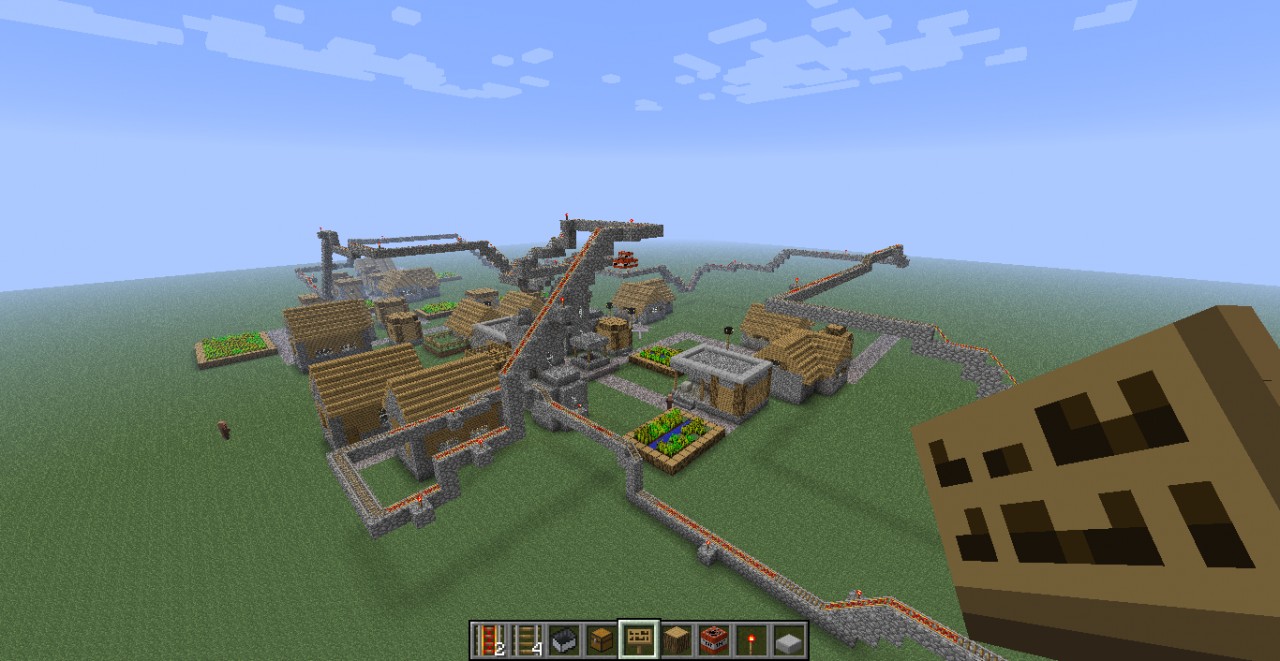 Ride around the Village Minecraft Map
