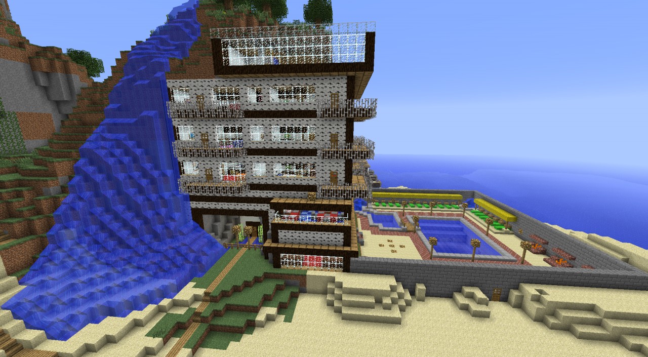 Castle Resort Island Minecraft Map