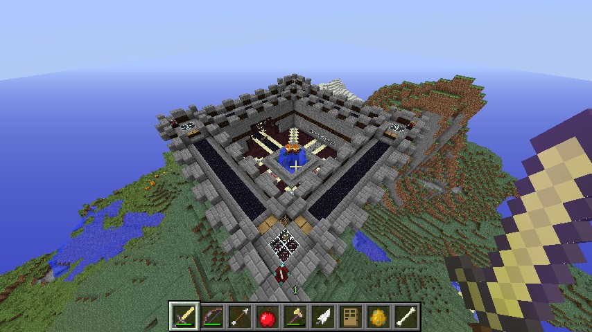 Evil wizard castle Minecraft Map