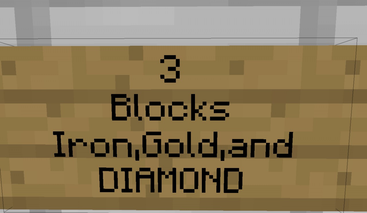 Iron.Gold,DIAMOND Minecraft Map