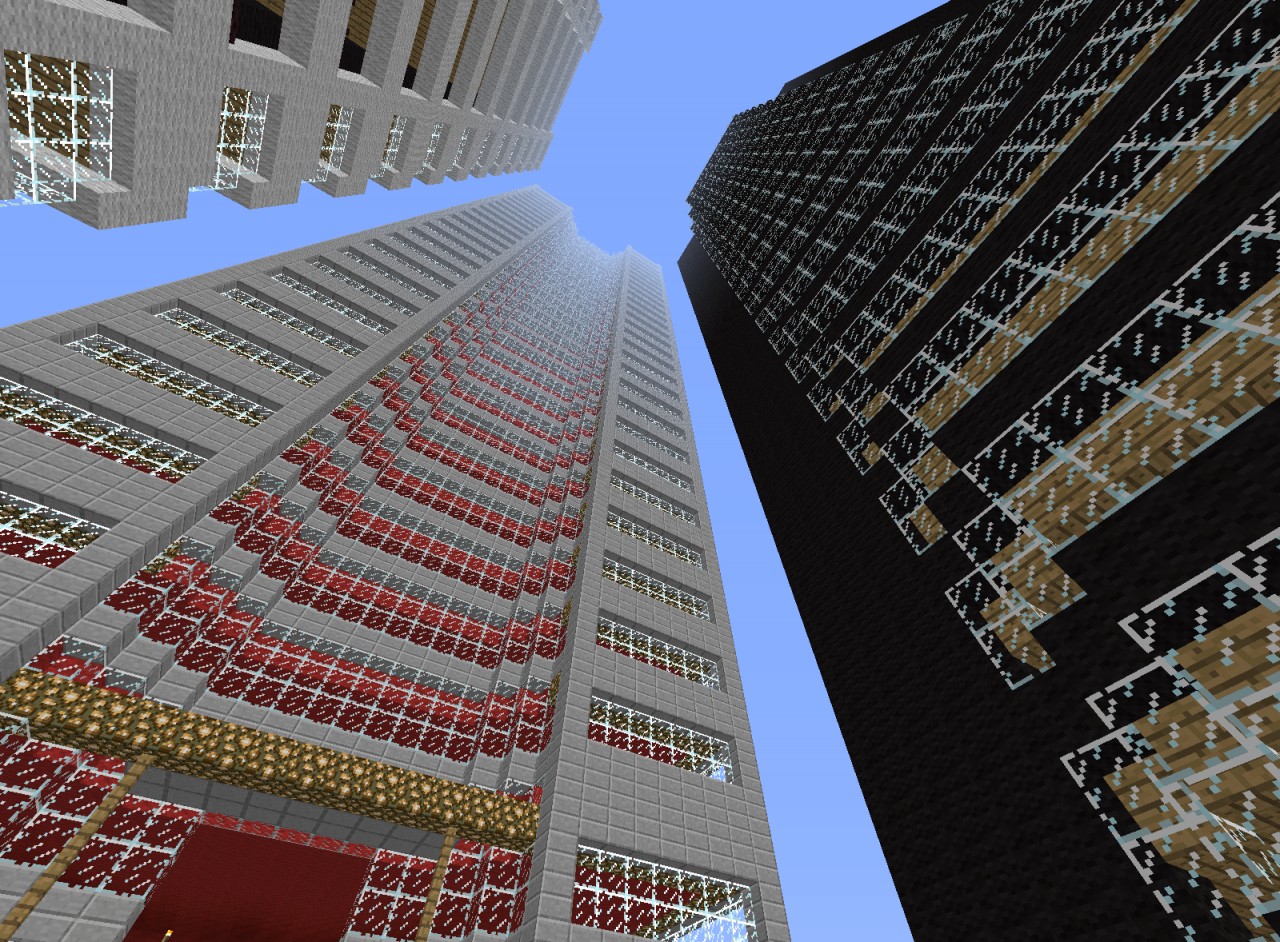 Striker City Spawn Tower Minecraft Map