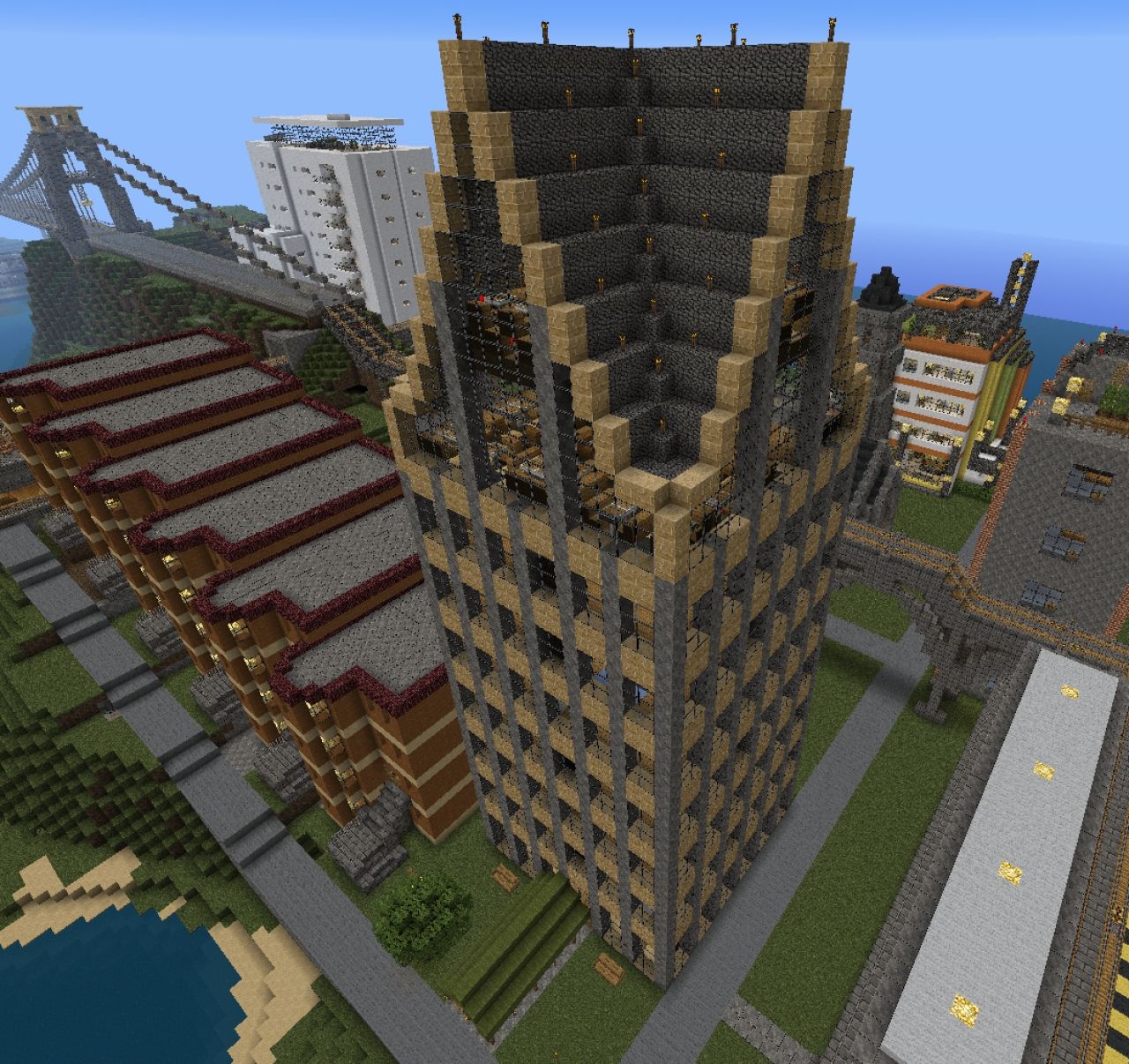 Wedge Arms Luxury Apartments Minecraft Map