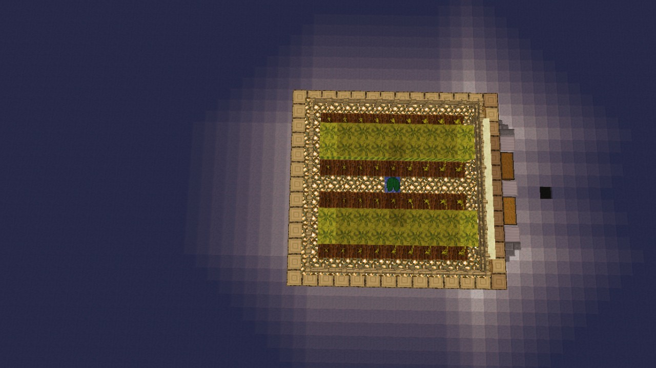 Semi-Automatic Melon Farm Minecraft Map