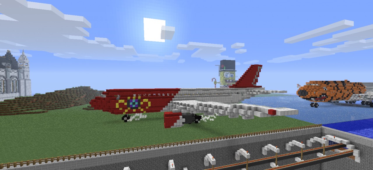 Airbus A300 Minecraft Map