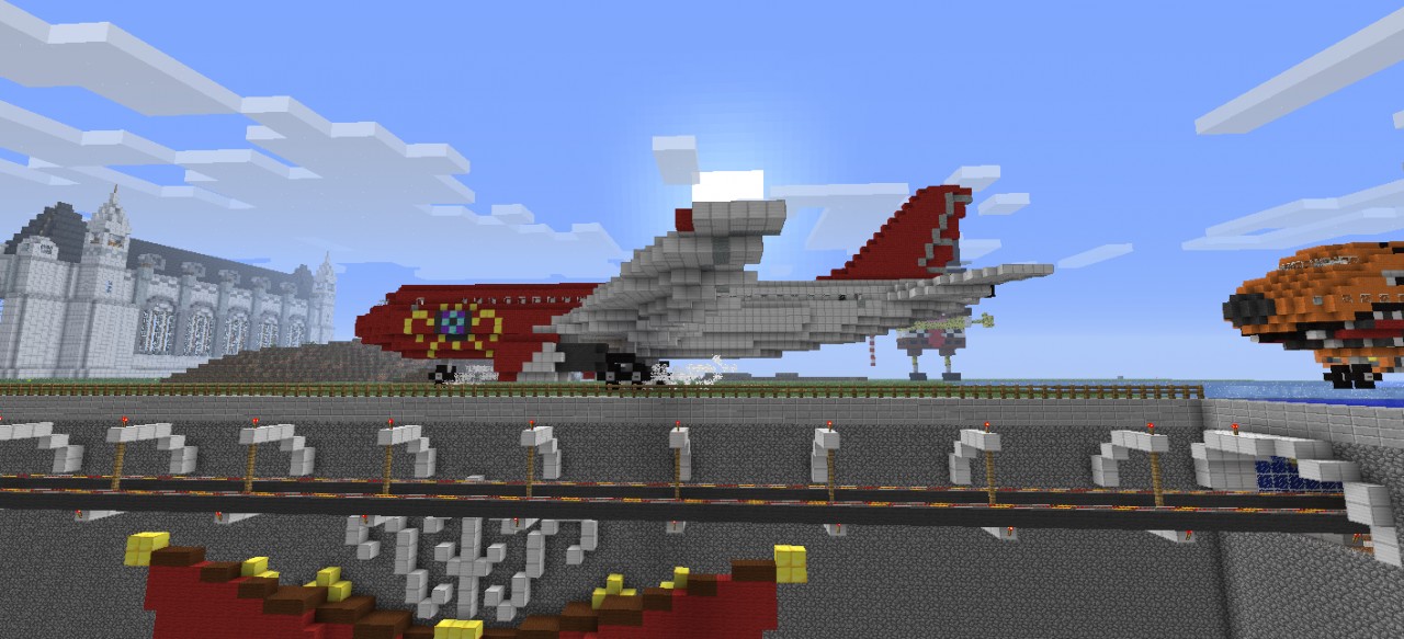 Airbus A300 Minecraft Map