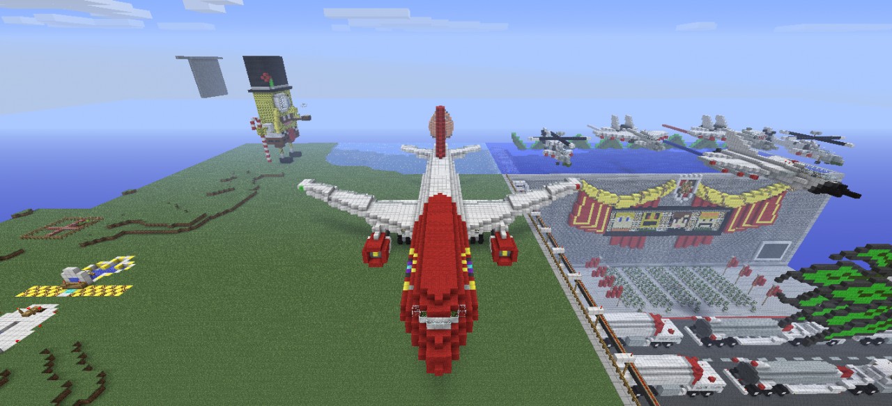 Airbus A300 Minecraft Map