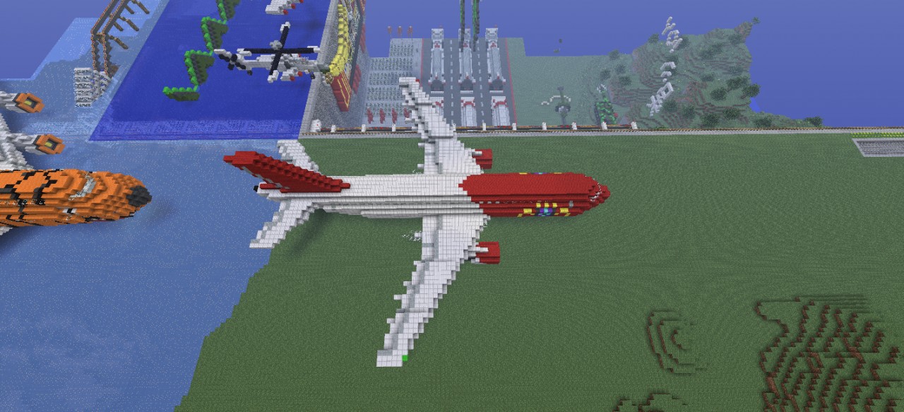Airbus A300 Minecraft Map