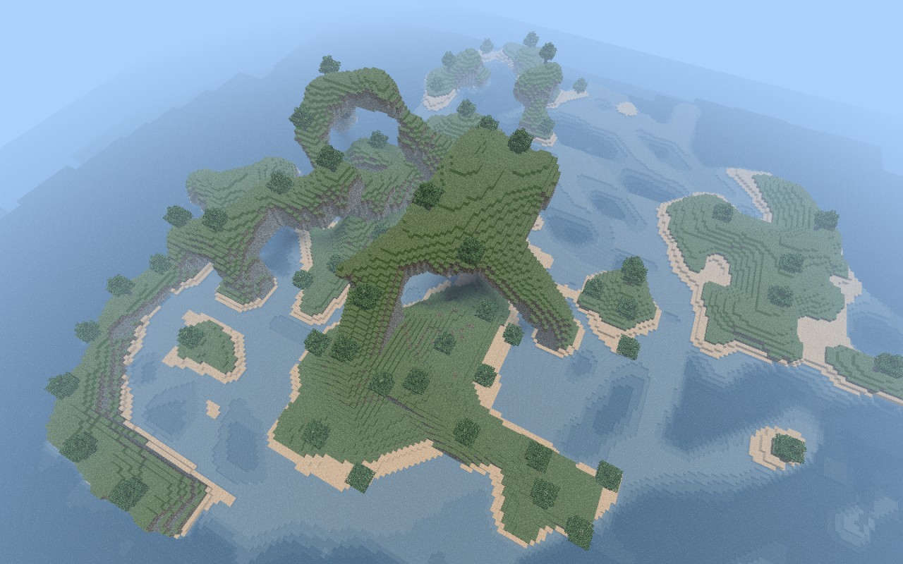 Bane's Island - Custom Terrain Minecraft Map