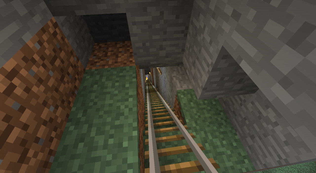 Infinite roaller coaster Minecraft Map