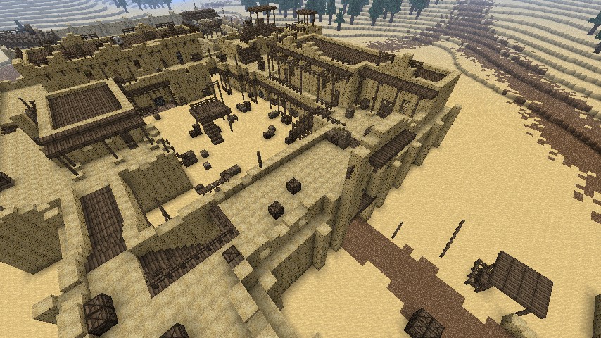 Red Dead Redemption's - Fort Mercer Minecraft Map