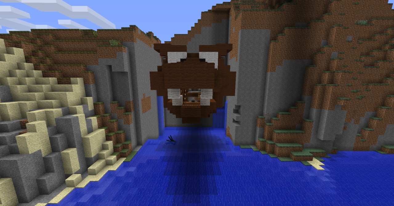 wolf in rock! Minecraft Map