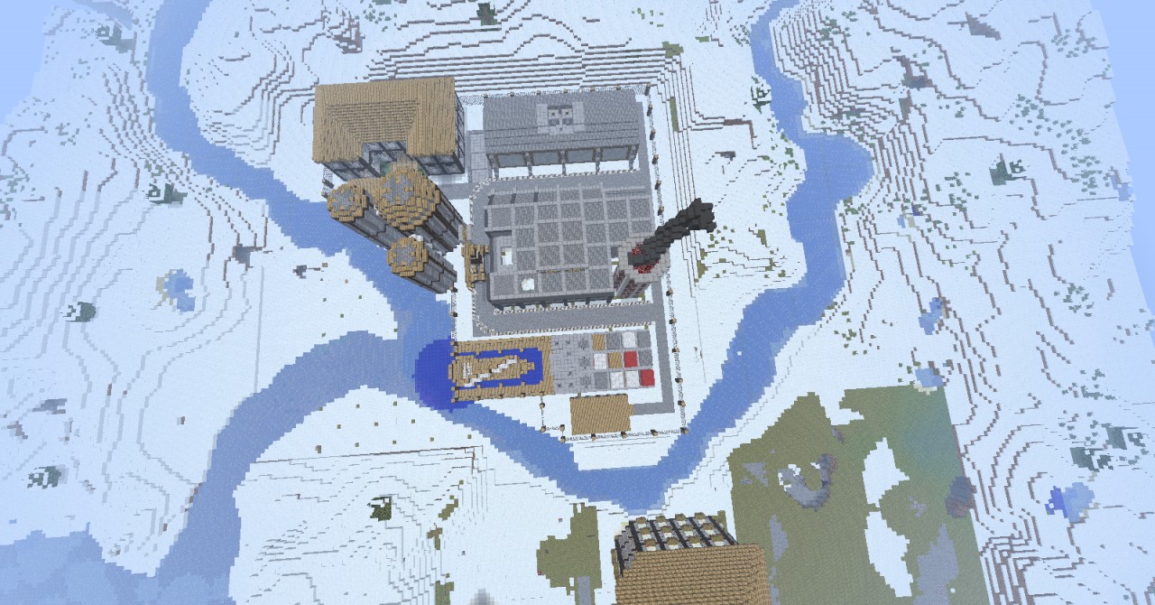 wintertide factory complex Minecraft Map
