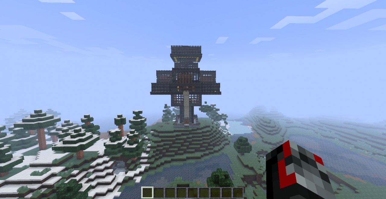 Space age house Minecraft Map