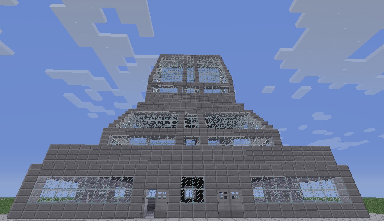 Sky glass tower Minecraft Map