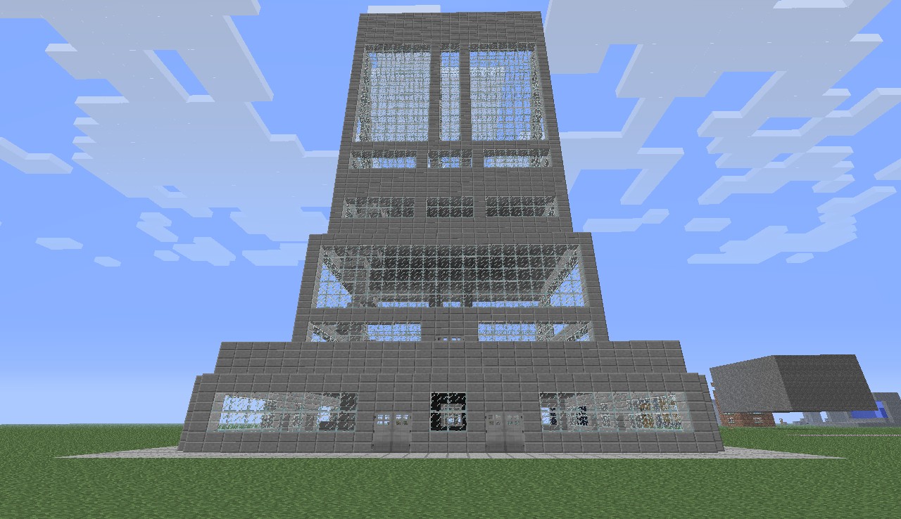 Sky glass tower Minecraft Map
