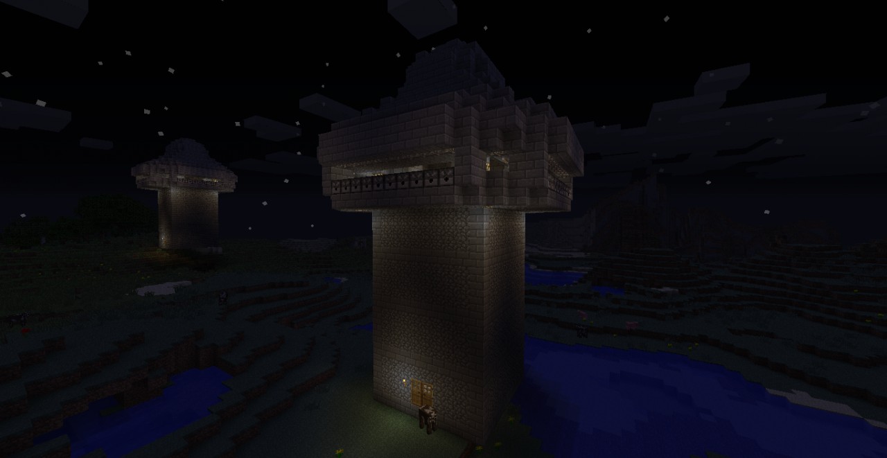 Guard towers (three) Minecraft Map