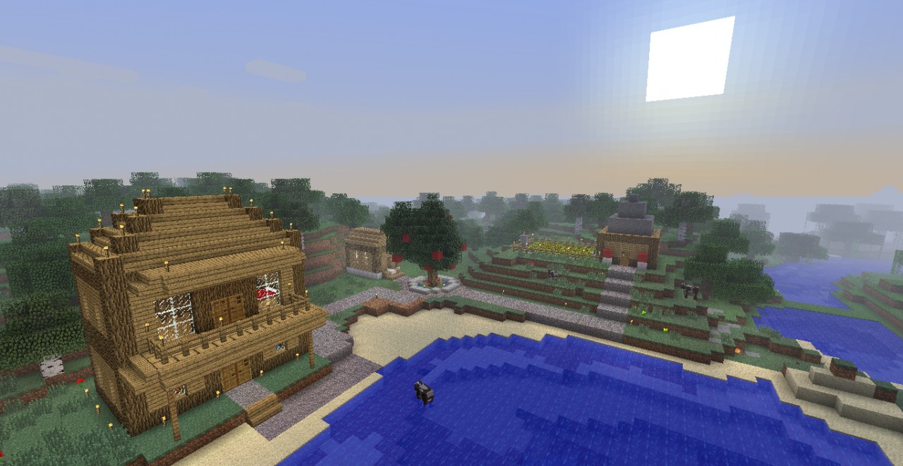Beach Side Village Minecraft Map