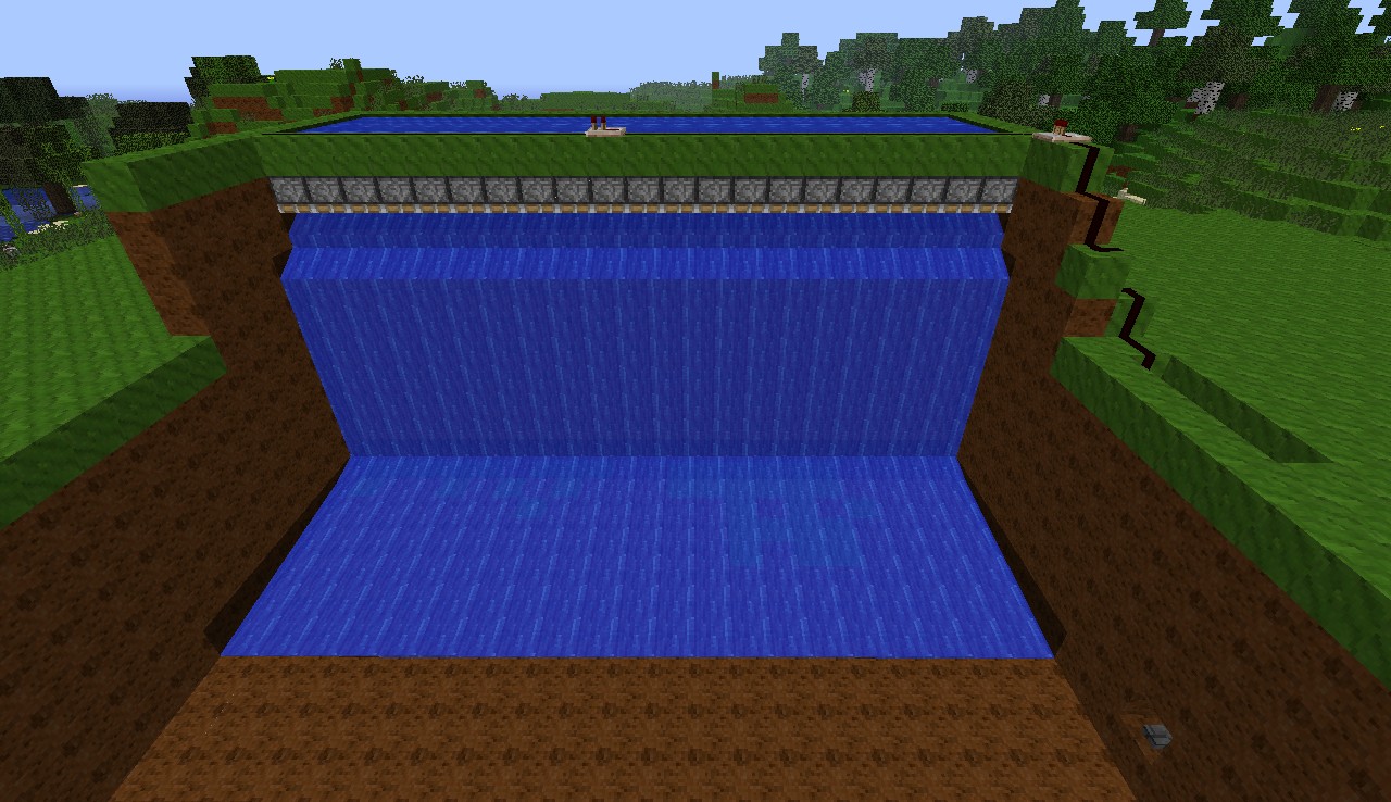 Dam wall Minecraft Map