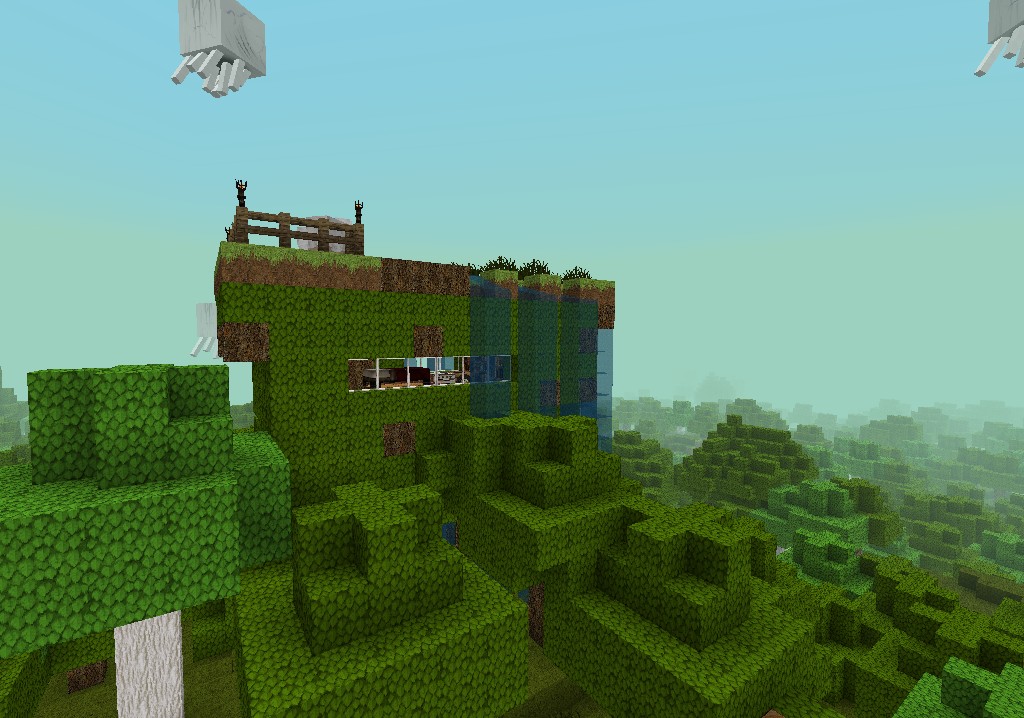 Waterfall Treehouse Minecraft Map
