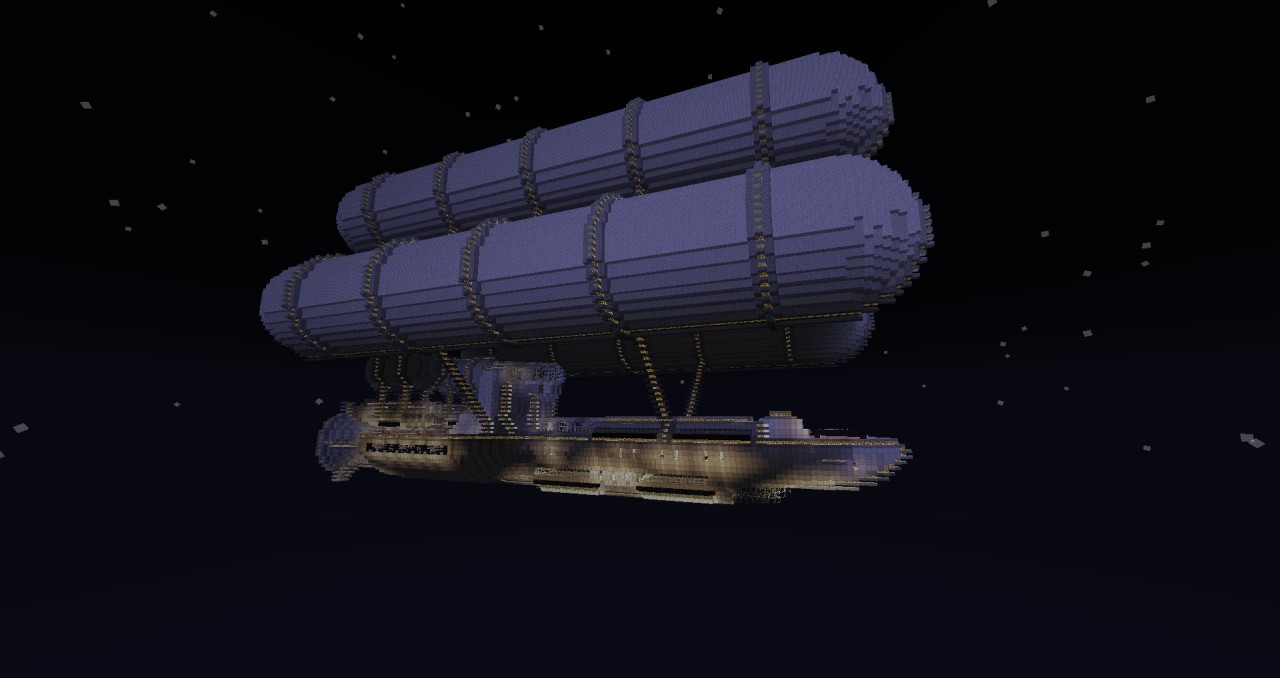 The Radiance - Redstone Airship Carrier Minecraft Map