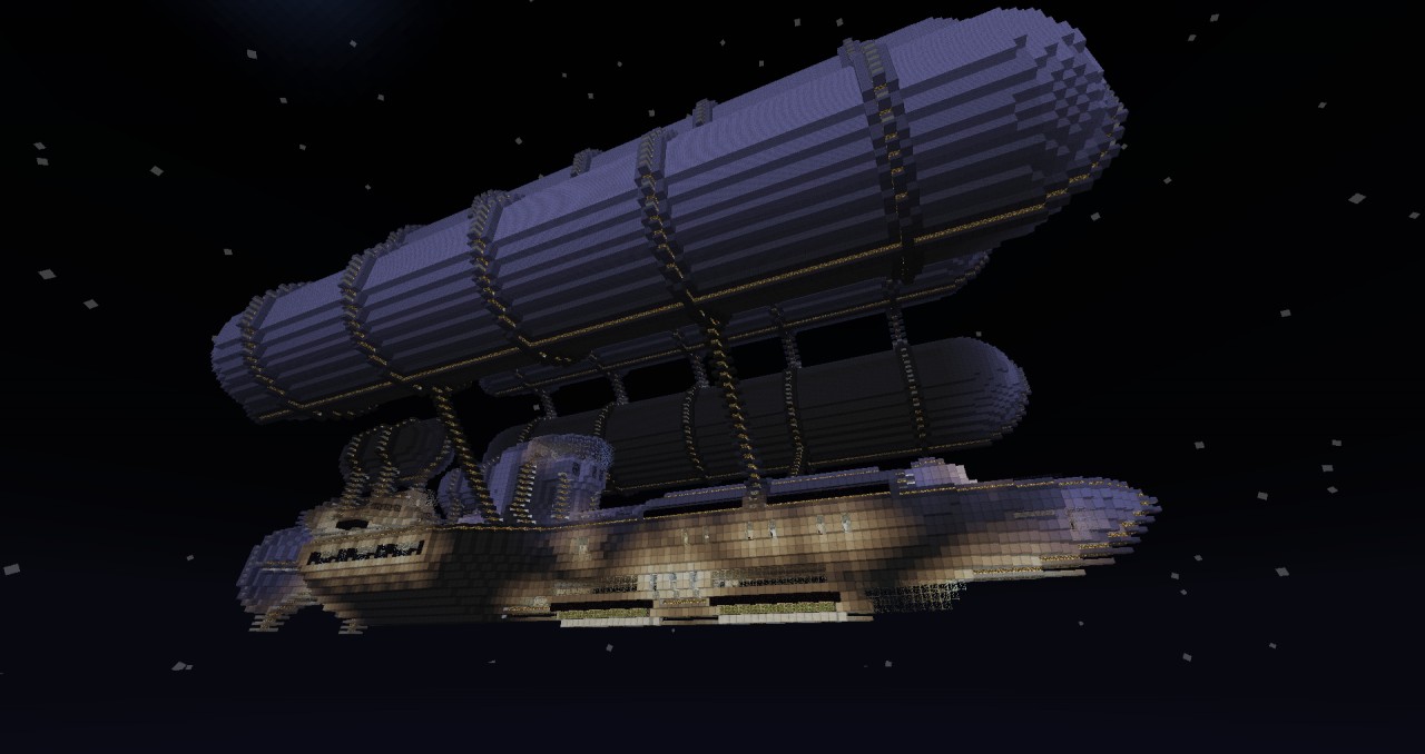 The Radiance - Redstone Airship Carrier Minecraft Map