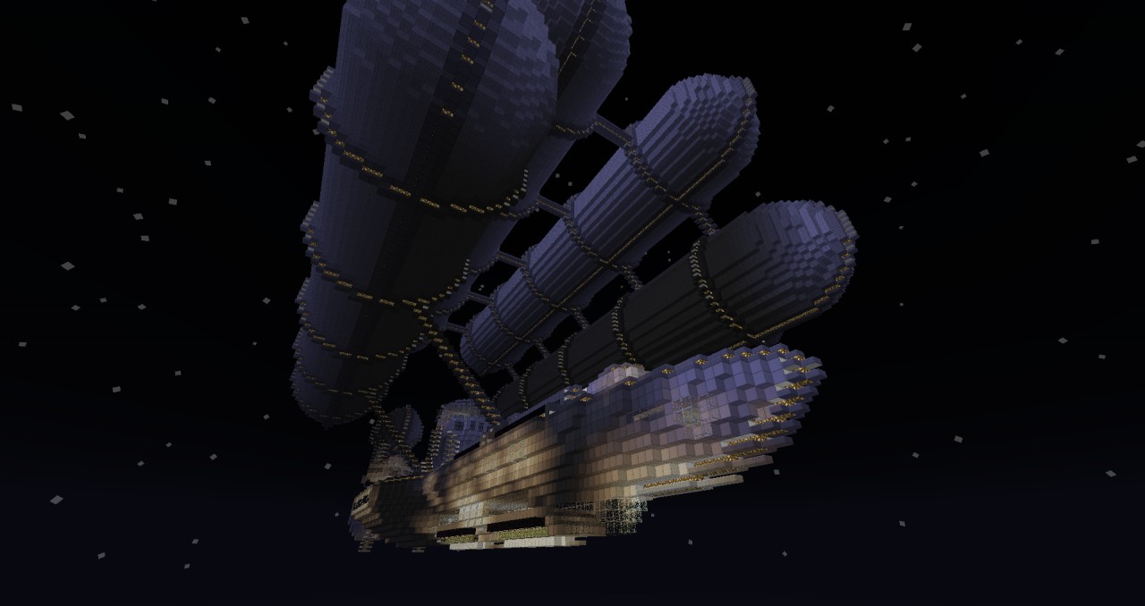 The Radiance - Redstone Airship Carrier Minecraft Map