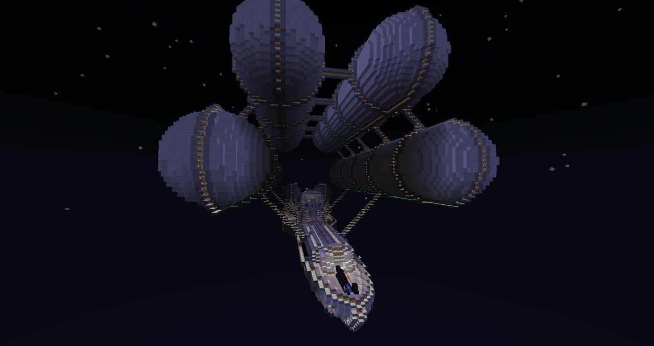 The Radiance - Redstone Airship Carrier Minecraft Map
