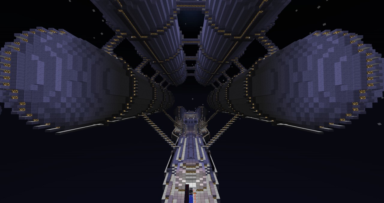 The Radiance - Redstone Airship Carrier Minecraft Map
