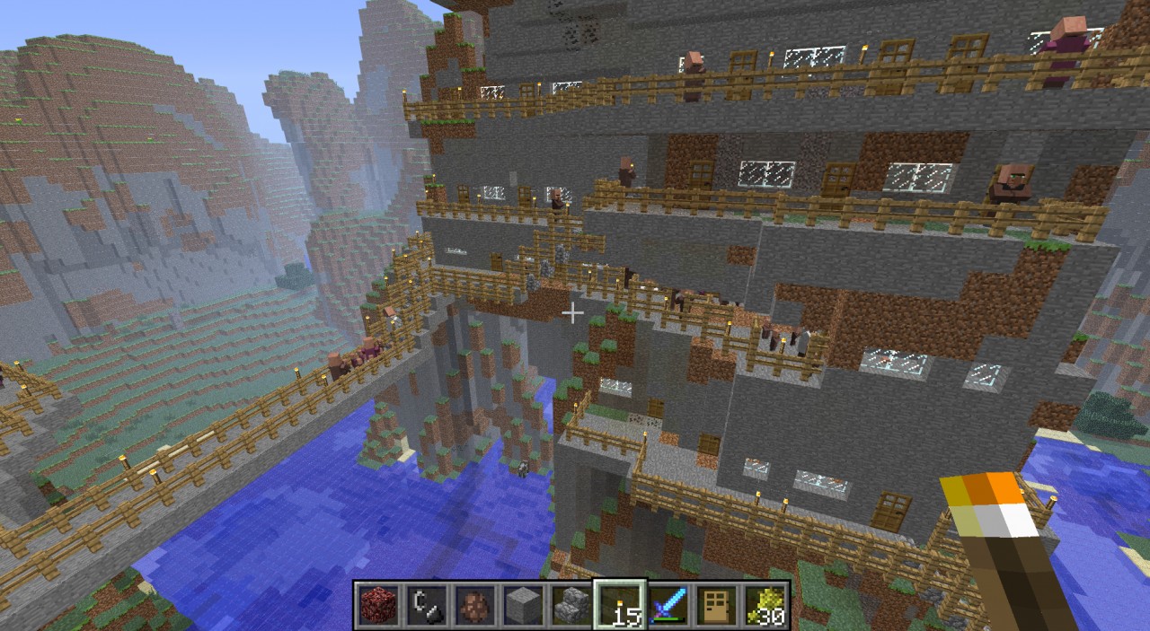 mountain village Minecraft Map