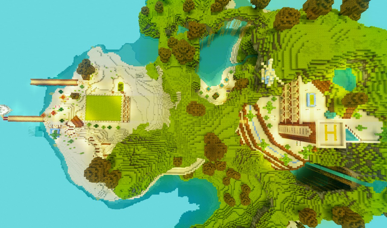 Utopia World Hotel - Luxury Resort - Contest Minecraft Map