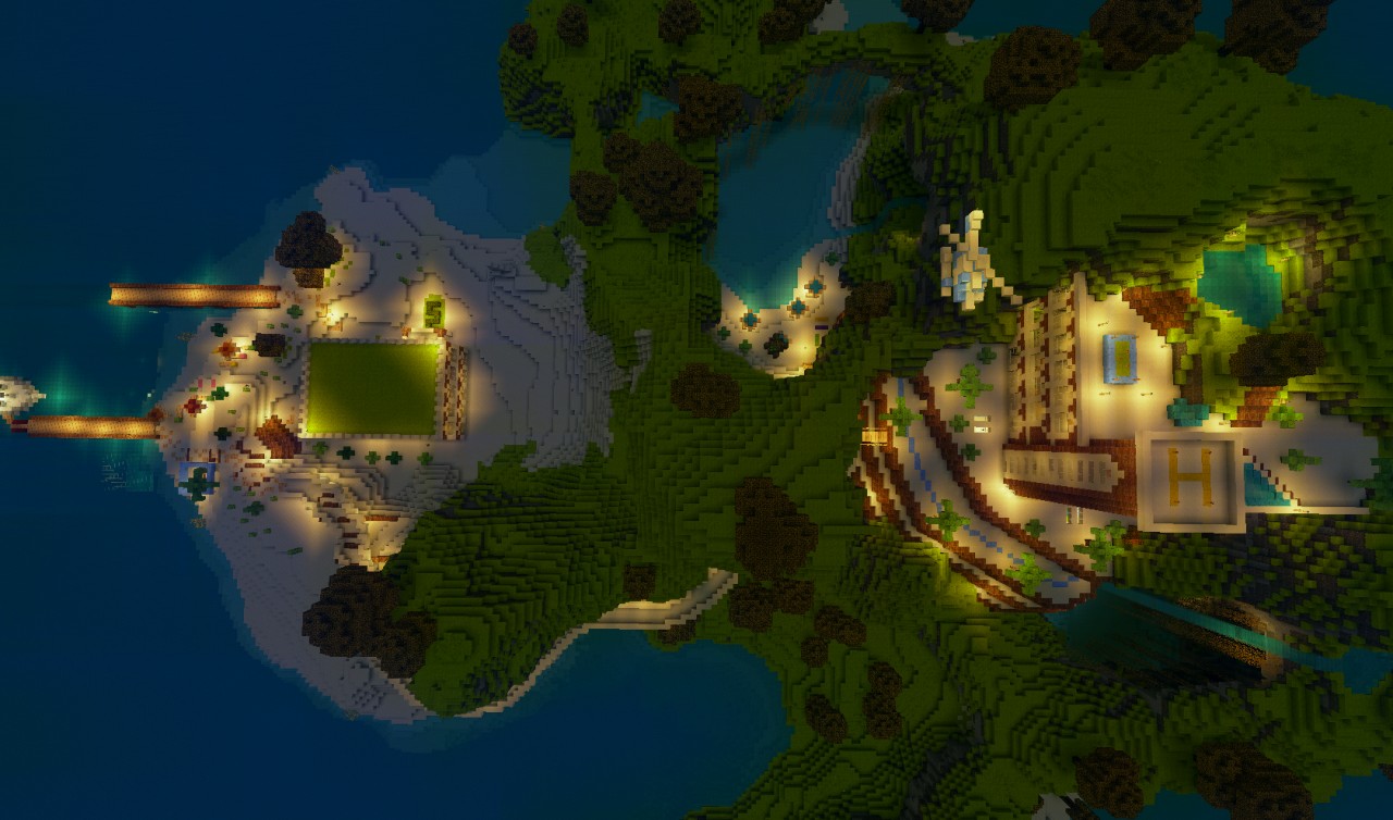 Utopia World Hotel - Luxury Resort - Contest Minecraft Map