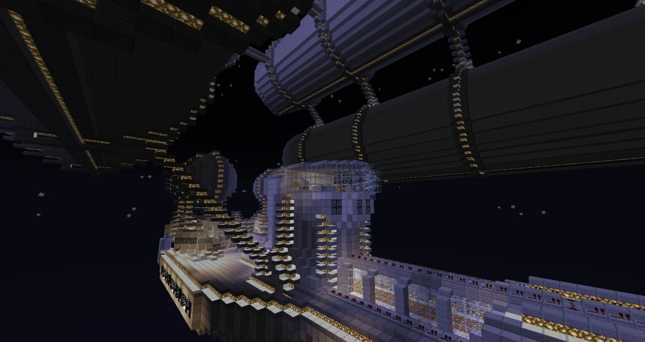 The Radiance - Redstone Airship Carrier Minecraft Map