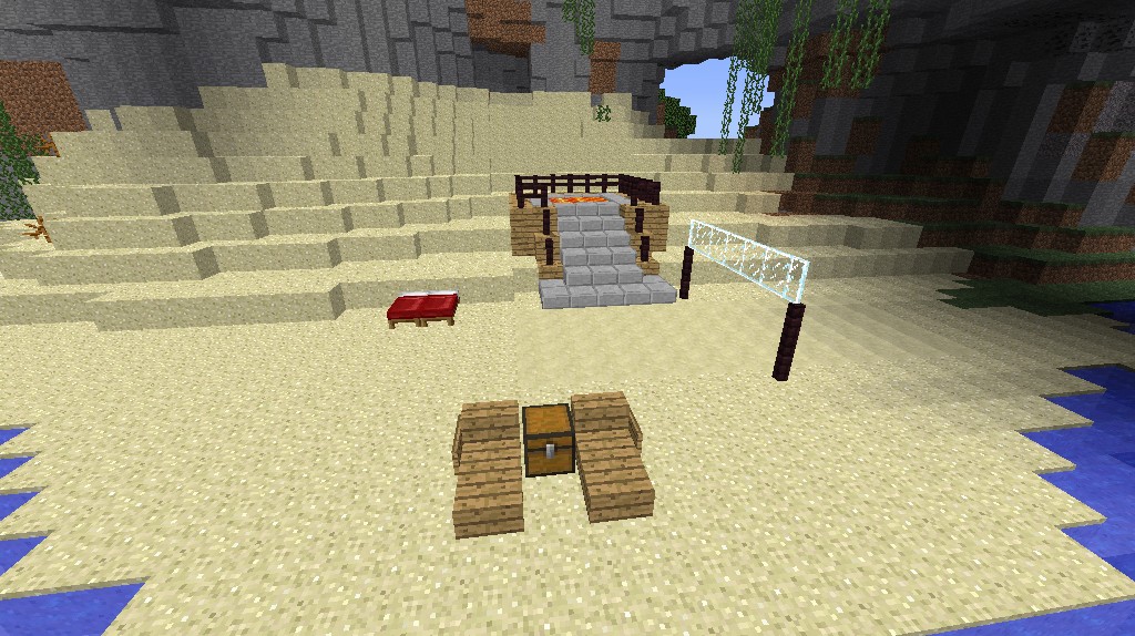 Simple beach resort Minecraft Map