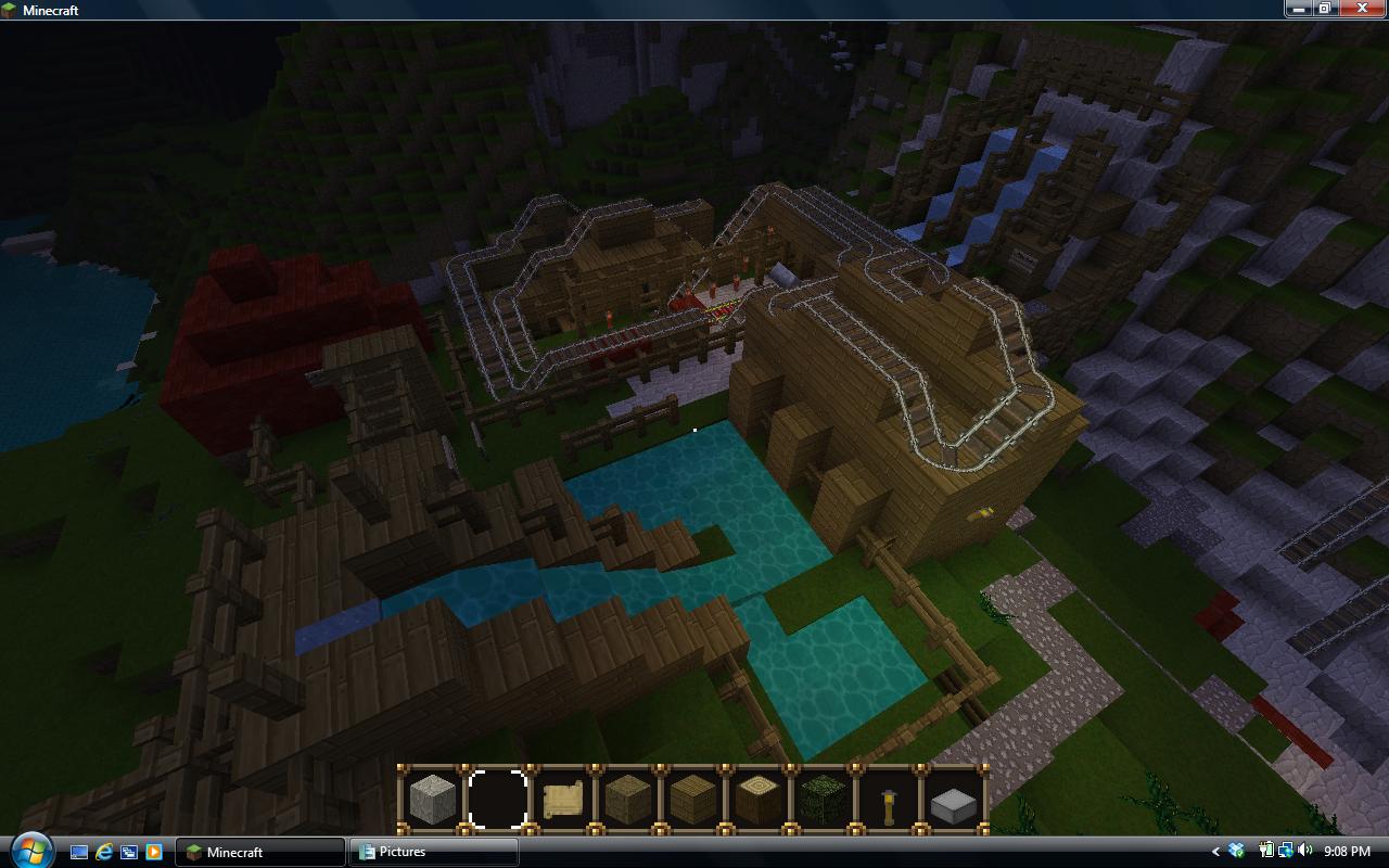 Roller Coaster Tycoon (FunLand inspired amusement park) Minecraft Map