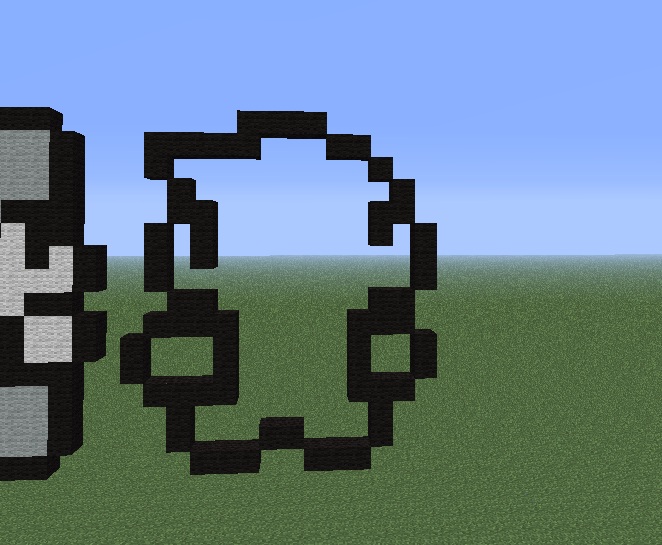 Prof Oak,Ash and Gary from pokemon game Red/Blue Pixel art Minecraft Map