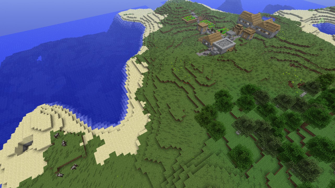 Massive Survival Island Minecraft Map
