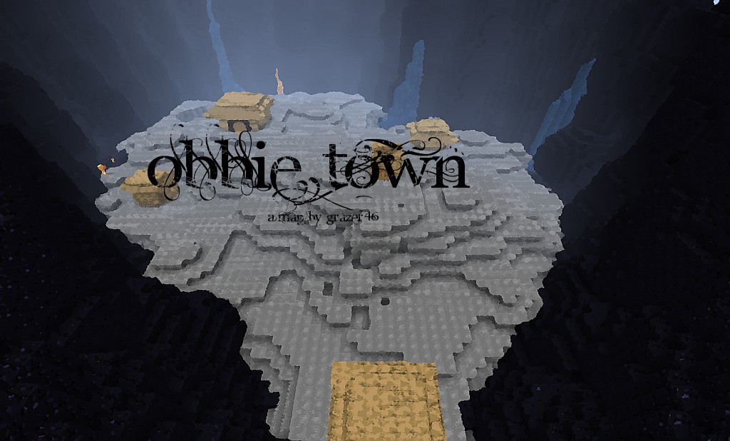[Survival] Obbie town [200+ downloads] Minecraft Map
