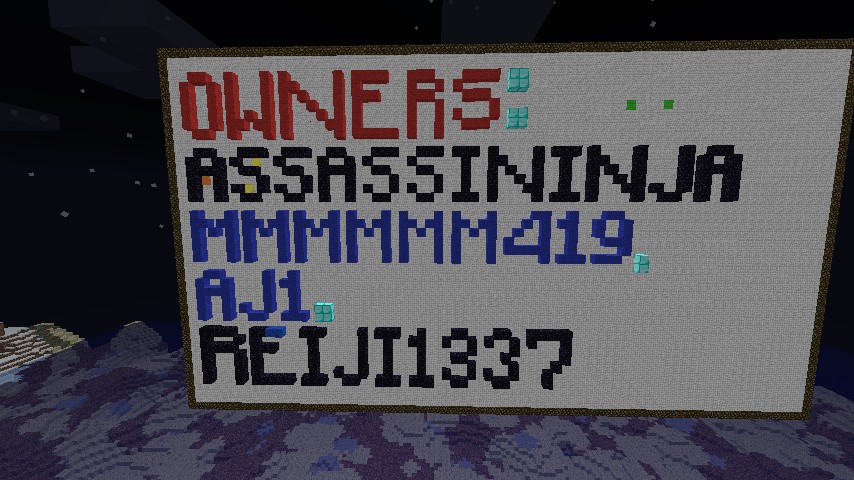 Owner Minecraft Map