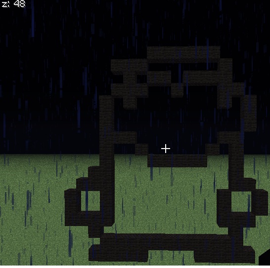 Prof Oak,Ash and Gary from pokemon game Red/Blue Pixel art Minecraft Map