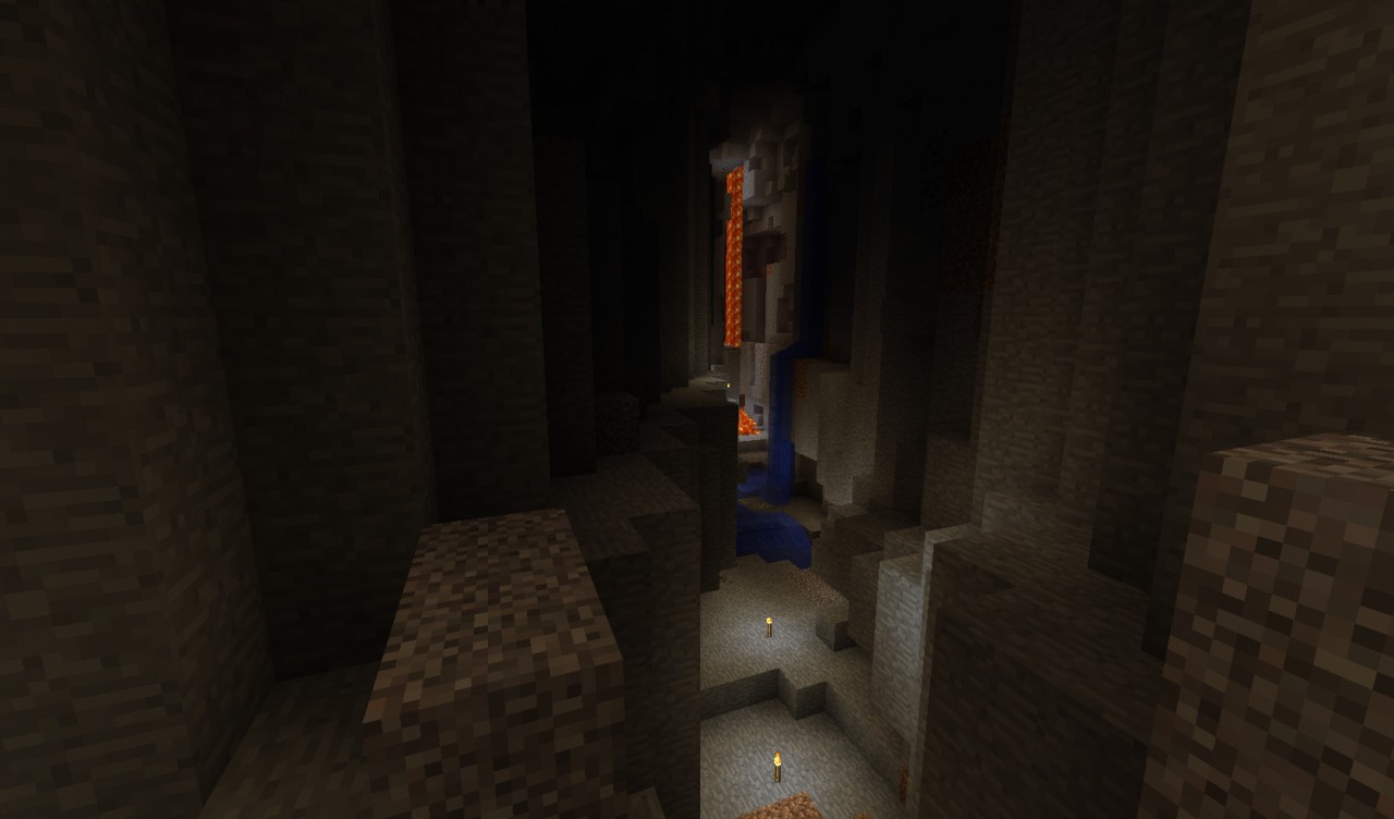 Ravines and Abandoned Mine World Minecraft Map