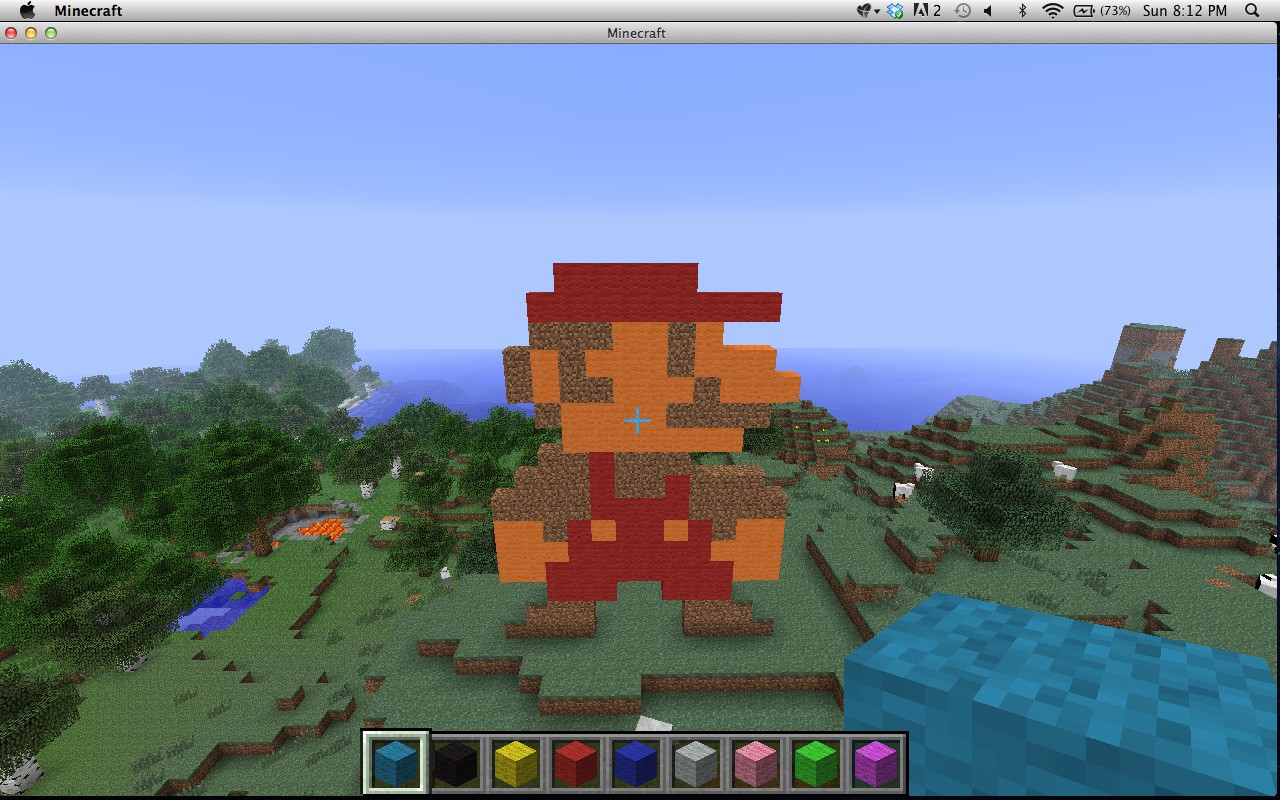 8-Bit Mario Minecraft Map