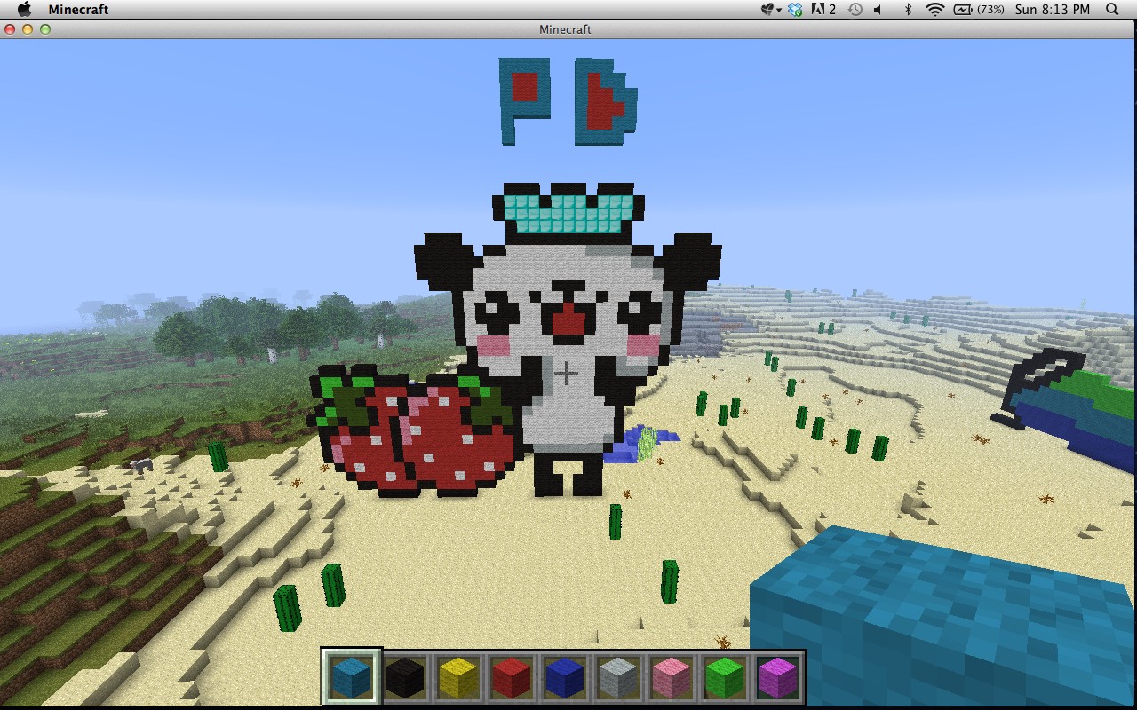 Strawberry-Loving Panda Minecraft Map