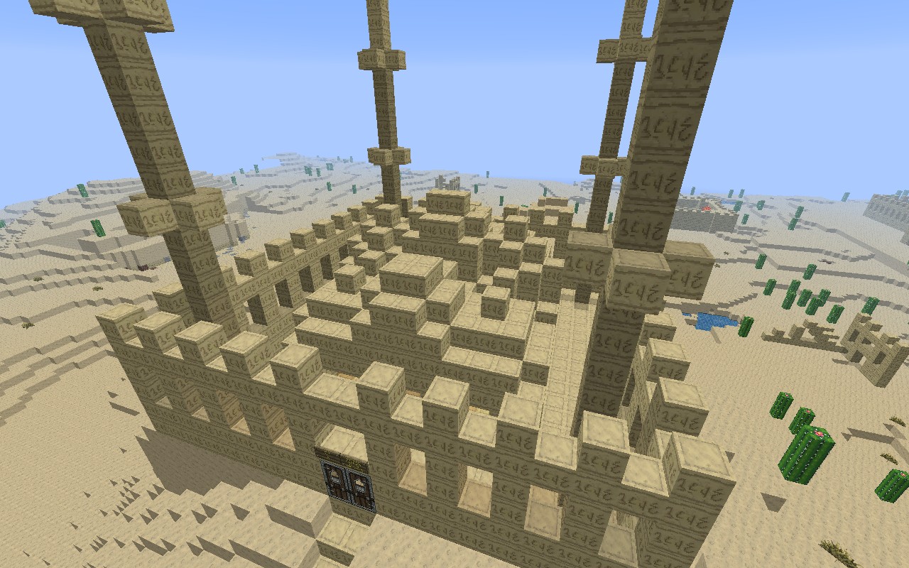 Arabian Desert Mosque Minecraft Map